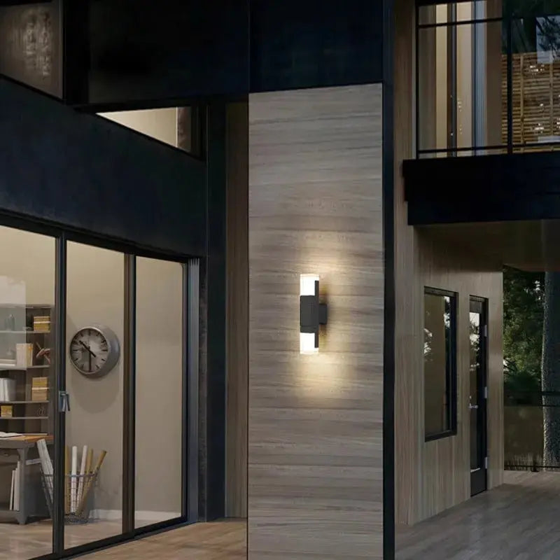 Modern Motion Sensor Outdoor Wall Sconce Light – EMFURN