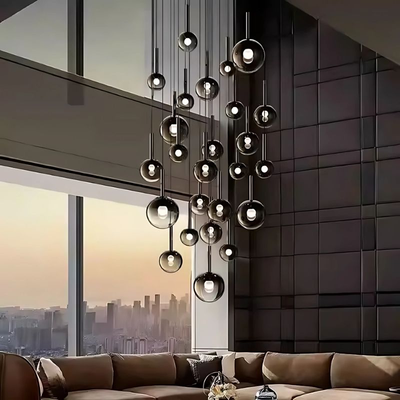 Modern Bubble Staircase Chandelier – EMFURN