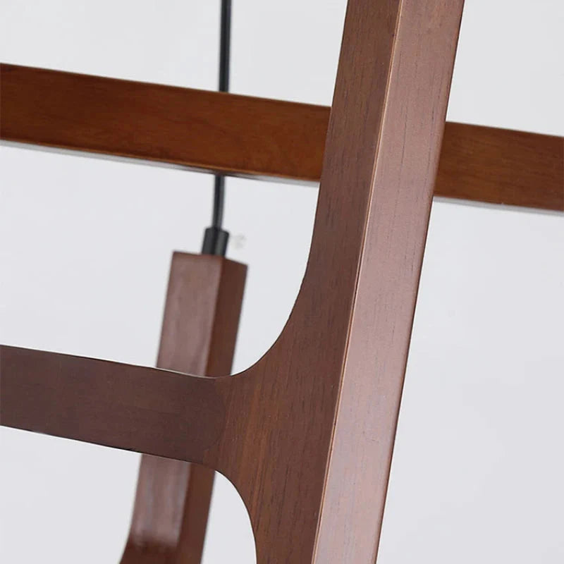 Classic Minimalist Wooden Pendant Chandelier Light – EMFURN