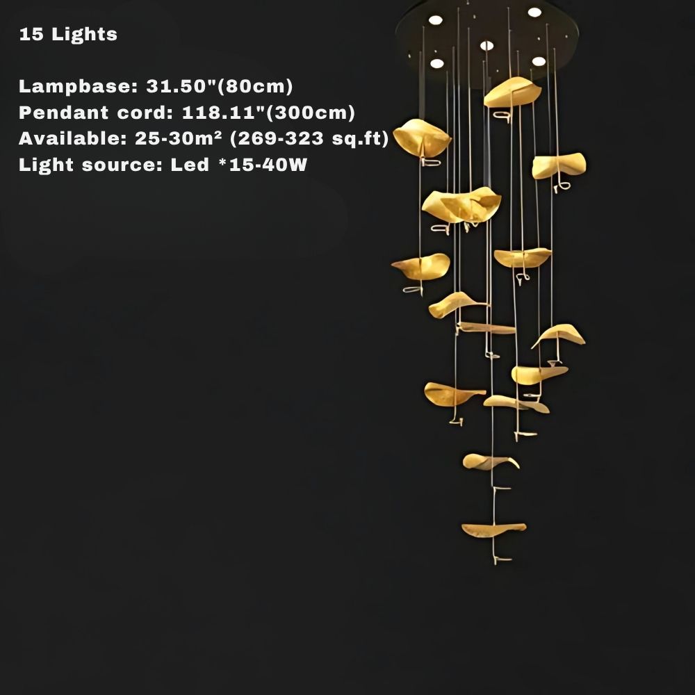 Classic Vintage Staircase Chandelier – EMFURN